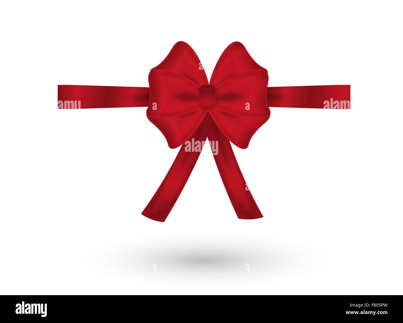red elegant bow Stock Vector Image & Art - Alamy