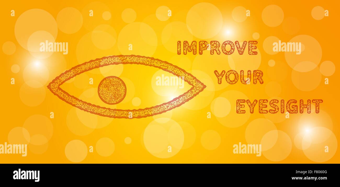 improve your eyesight Stock Vector Image & Art - Alamy