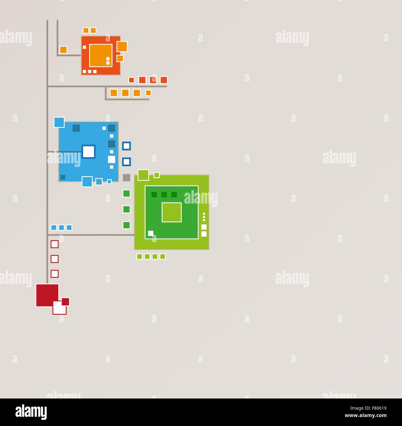 map of the color squares Stock Vector Image & Art - Alamy