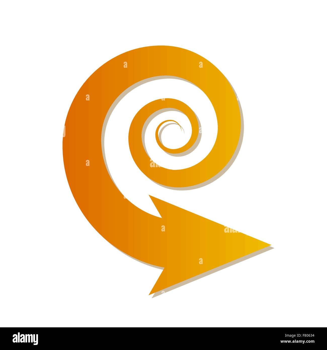 gradient spiral arrow Stock Vector Image & Art - Alamy