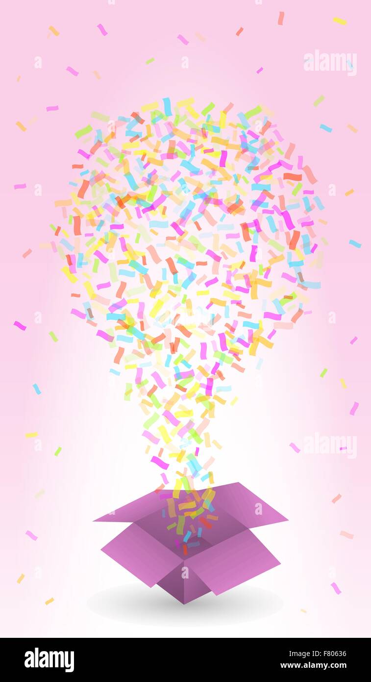 Confetti pack Stock Vector Images - Alamy