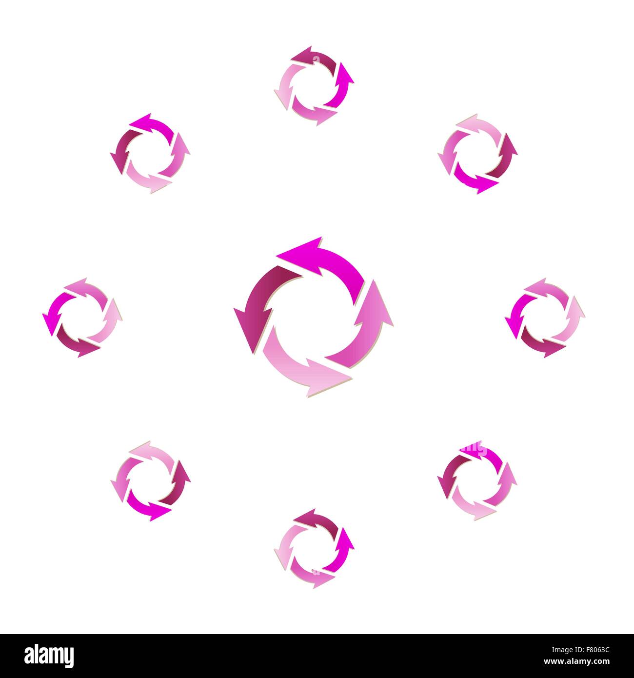 gradient circle arrows Stock Vector Image & Art - Alamy