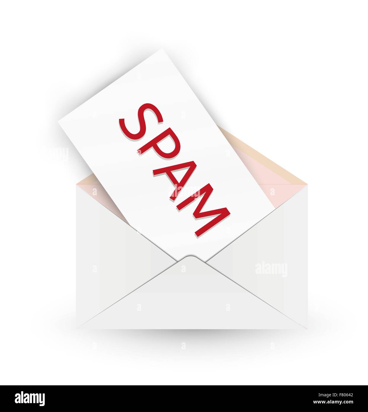 envelope and spam message Stock Vector Image & Art - Alamy