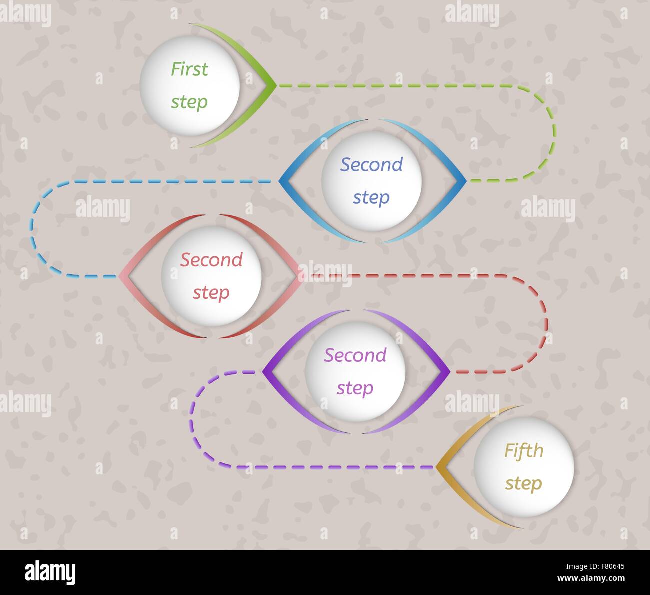 Old red steps Stock Vector Images - Alamy
