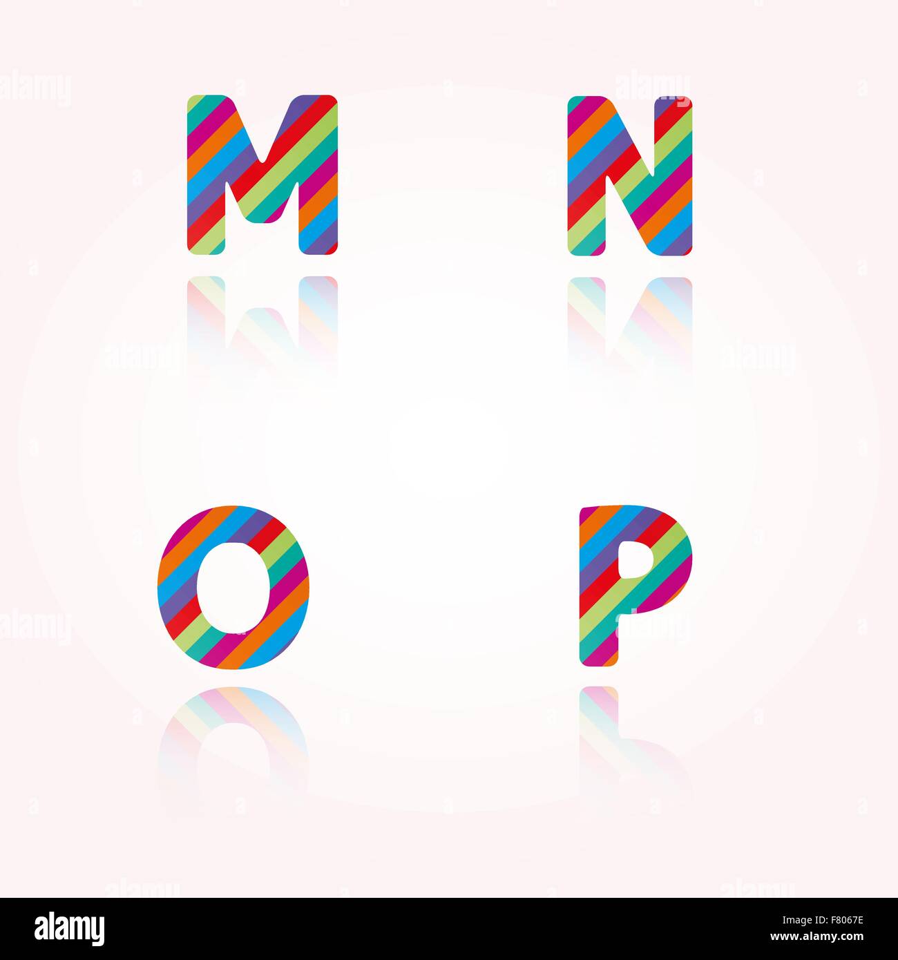 color alphabet letters Stock Vector Image & Art - Alamy