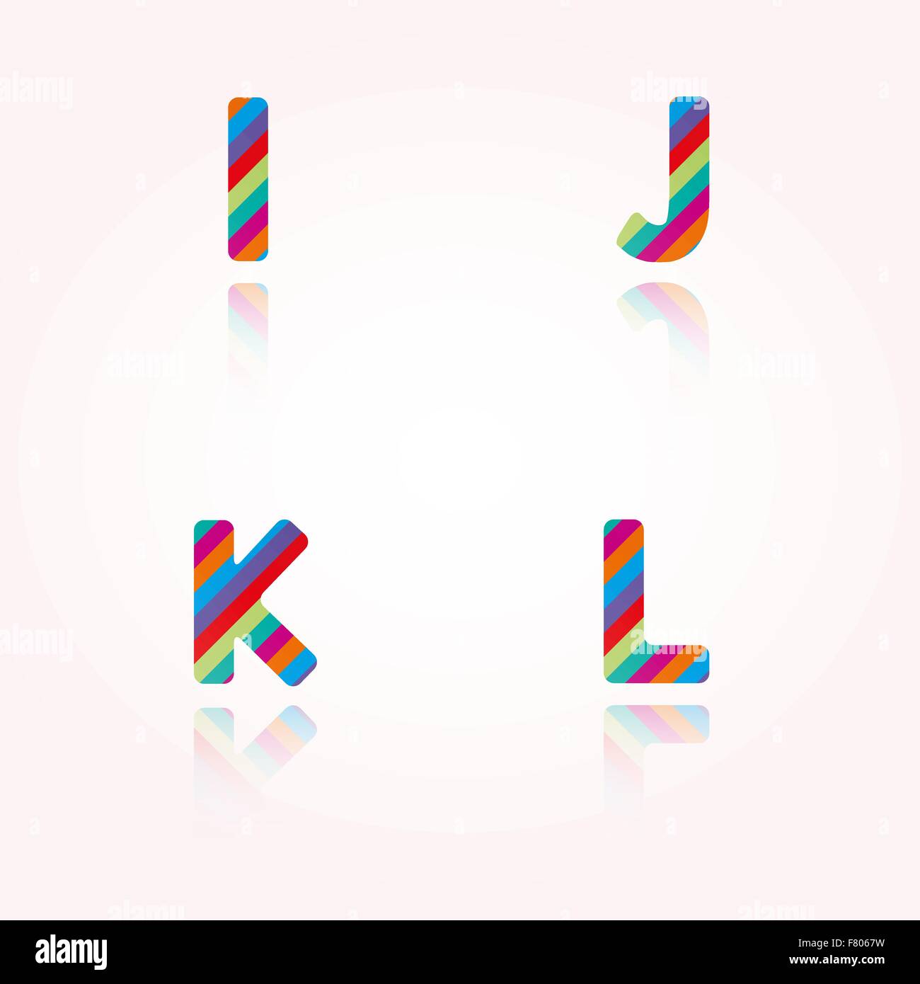 color alphabet letters Stock Vector Image & Art - Alamy