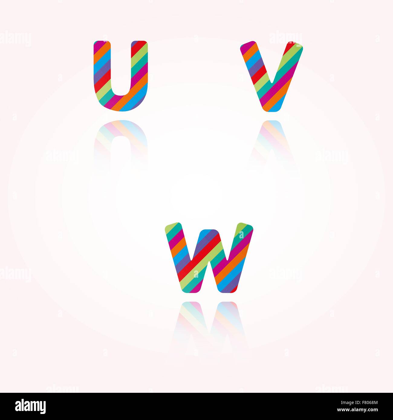 color alphabet letters Stock Vector Image & Art - Alamy