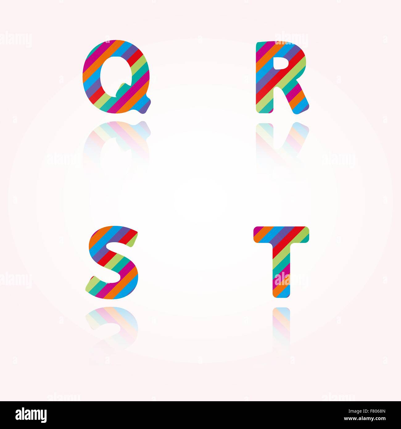 color alphabet letters Stock Vector Image & Art - Alamy