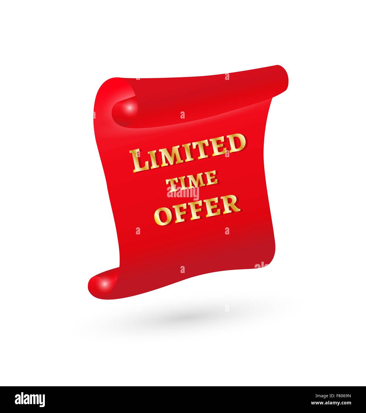 scroll with limited time offer Stock Vector Image & Art - Alamy