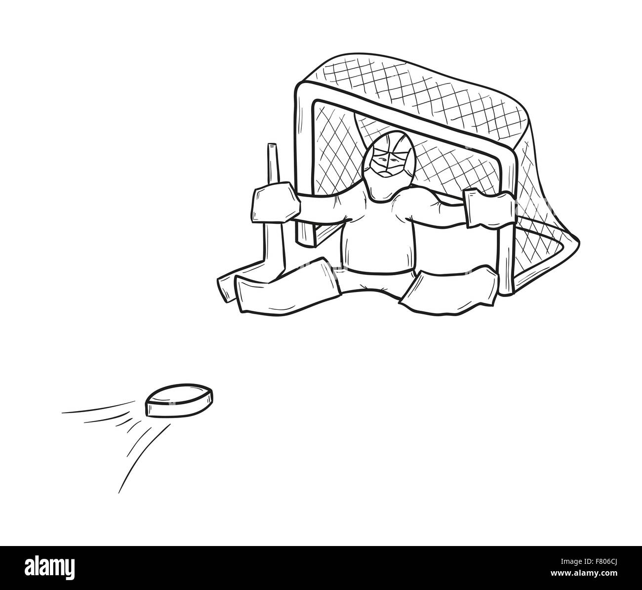 sketch of the goalkeeper Stock Vector Image & Art - Alamy