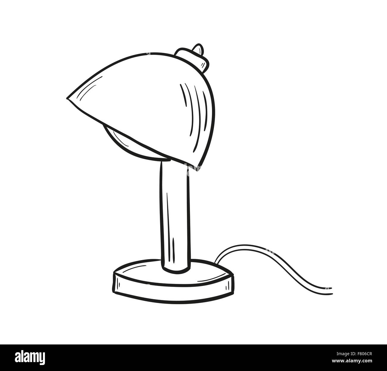 Reading lamp office light Black and White Stock Photos & Images - Alamy