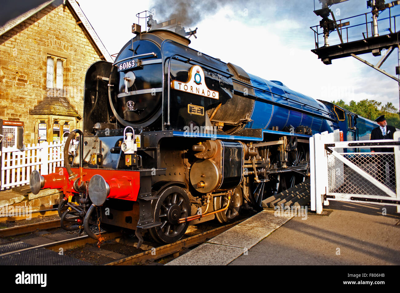 A1 Class No 60163 Tornado at Grosmont, North Yorkshire Moors railway ...