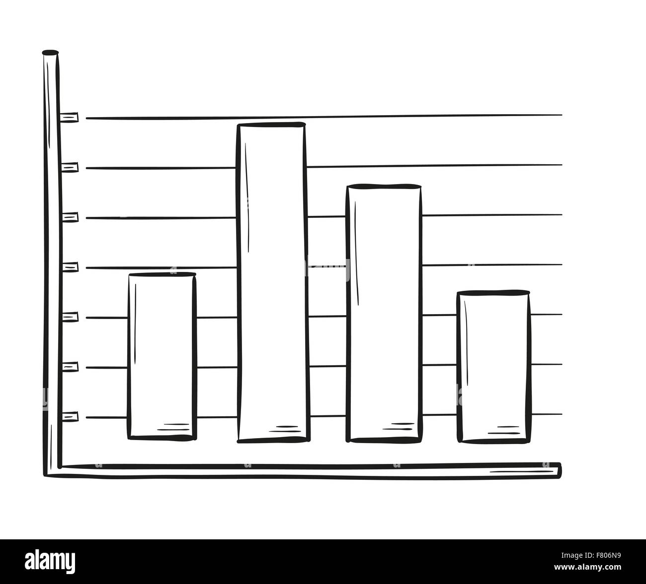 Bar Graph Clip Art Black And White