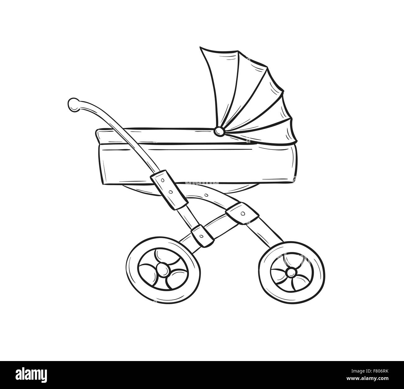 Pushchair Stock Vector Images - Alamy