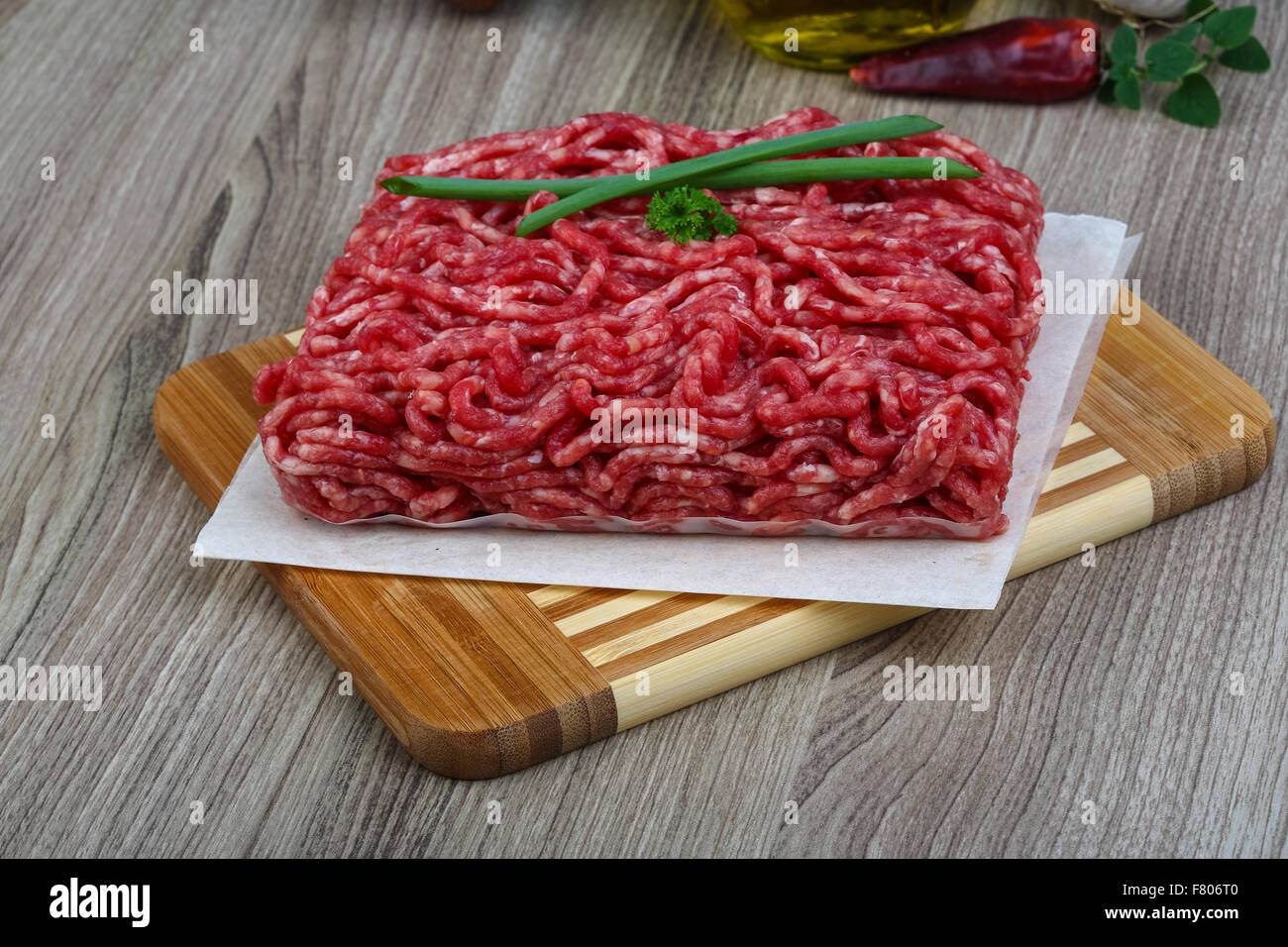 Raw Minced beef meat - ready for cooking Stock Photo - Alamy
