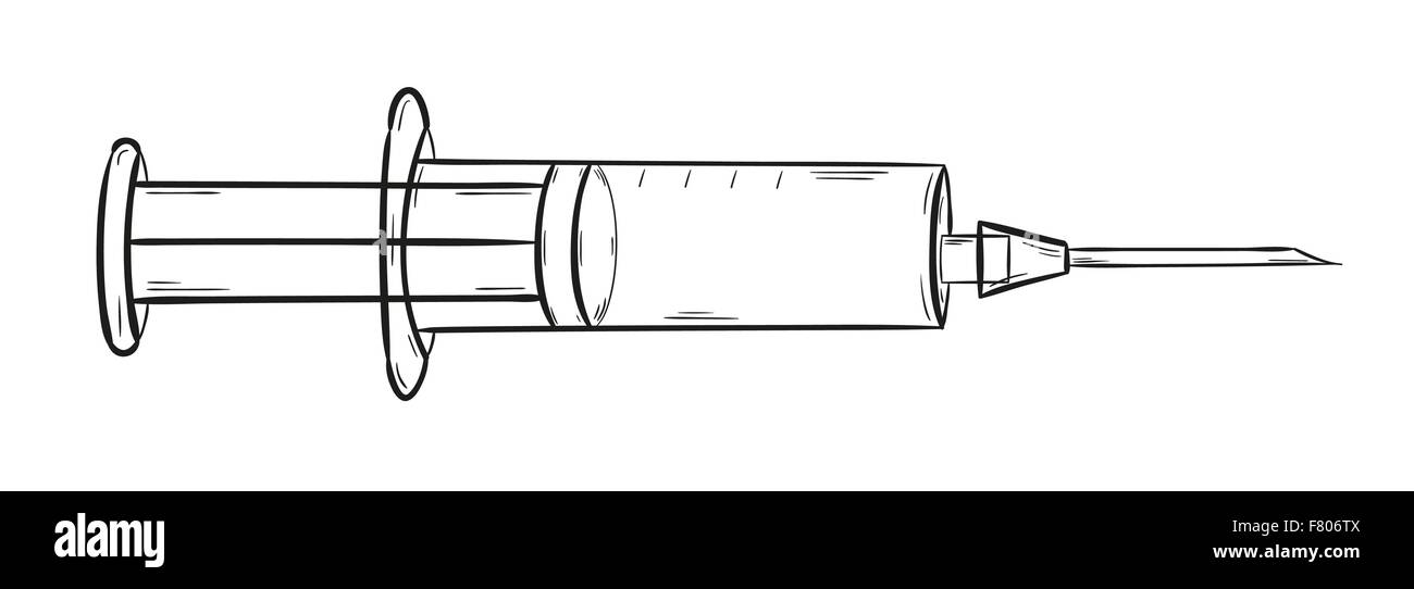 Injection black and white Stock Vector Images - Alamy