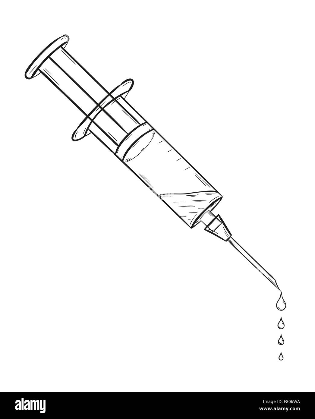 Shot Needle Drawing