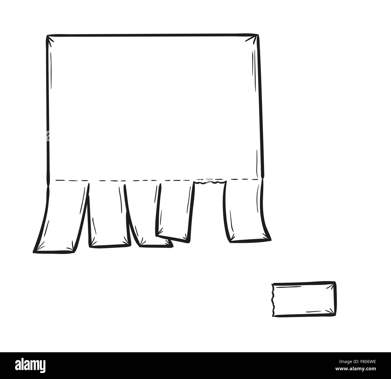 Off white paper Cut Out Stock Images & Pictures - Alamy