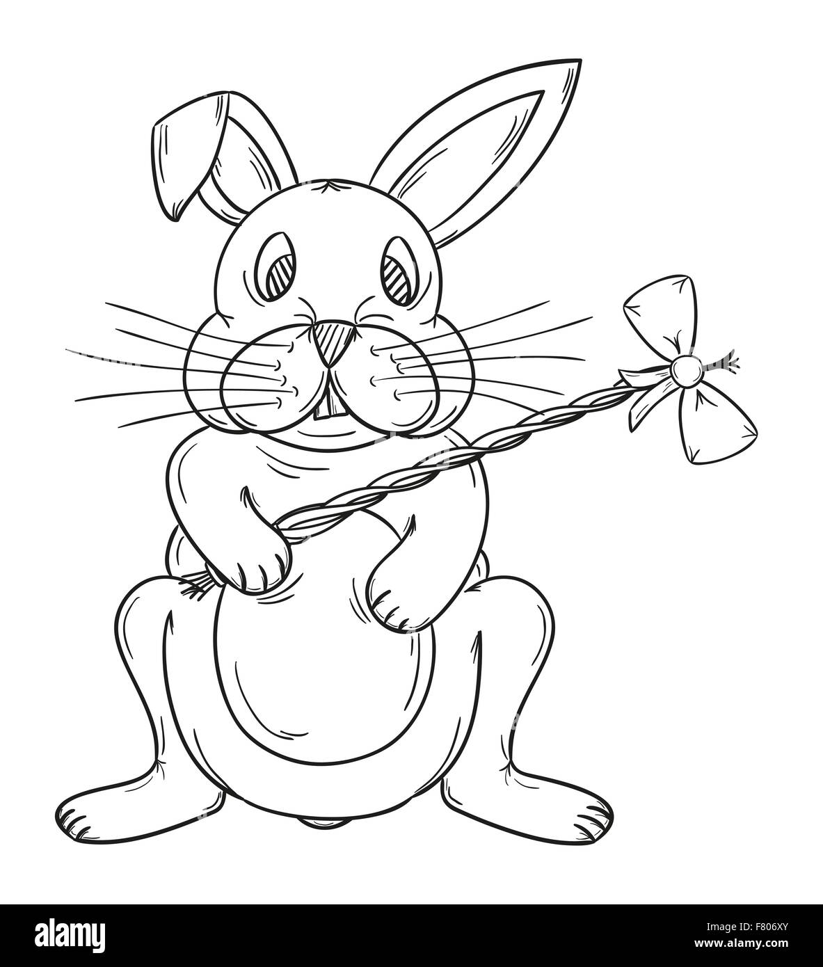 Bunny rabbit hare Cut Out Stock Images & Pictures - Alamy