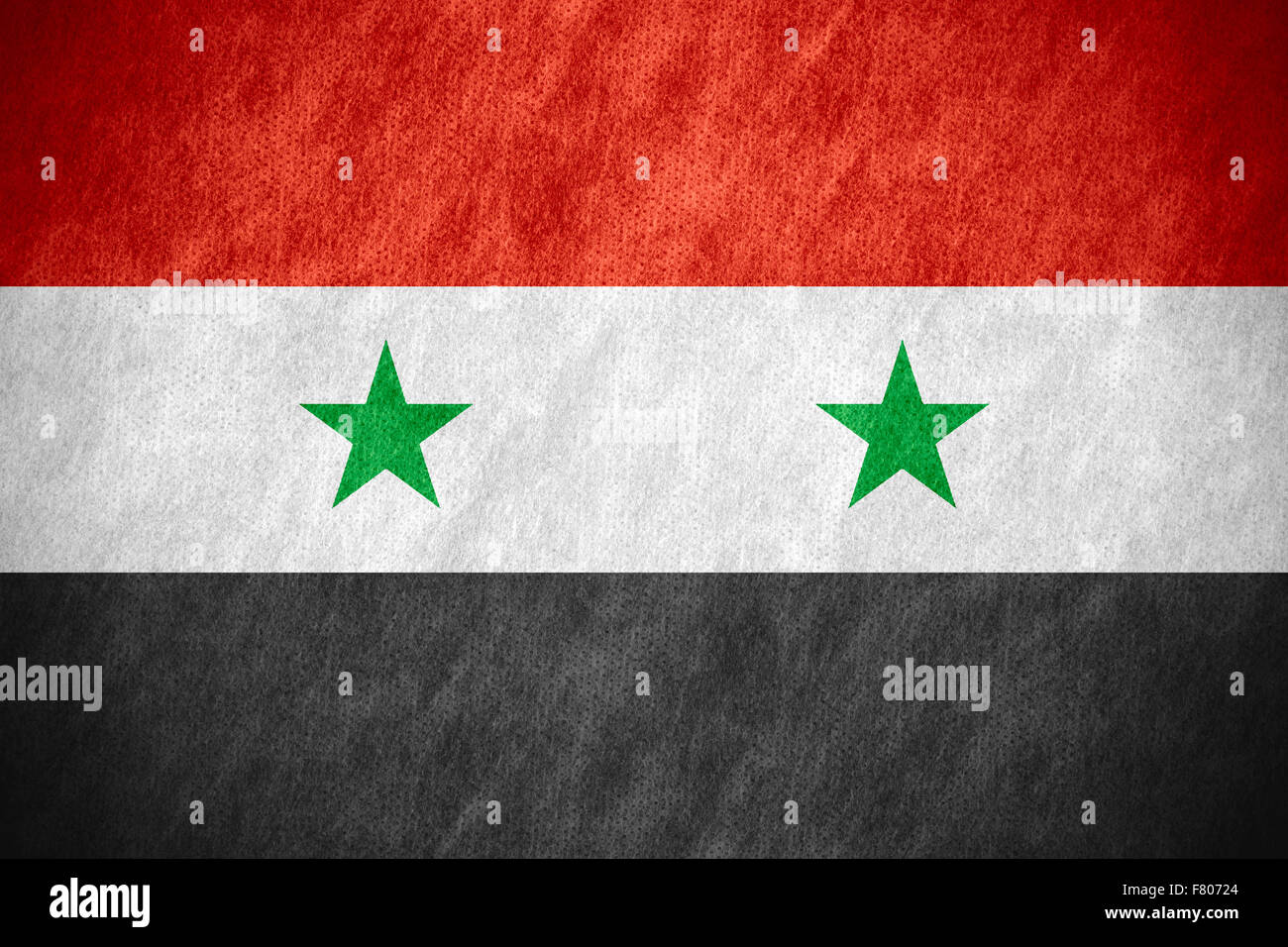 flag of Syria or Syrian banner on canvas texture Stock Photo - Alamy