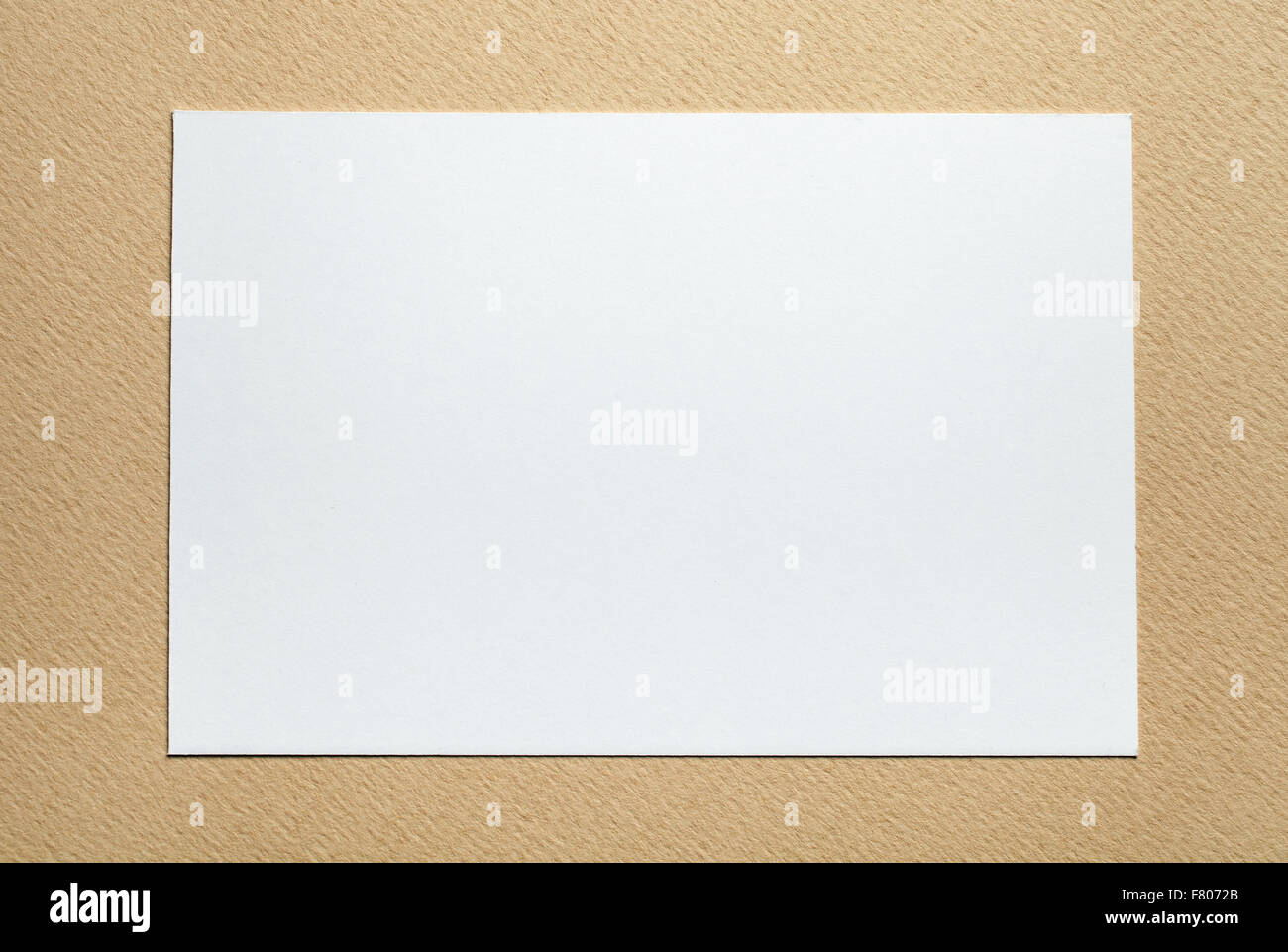 White card on beige hi-res stock photography and images - Alamy