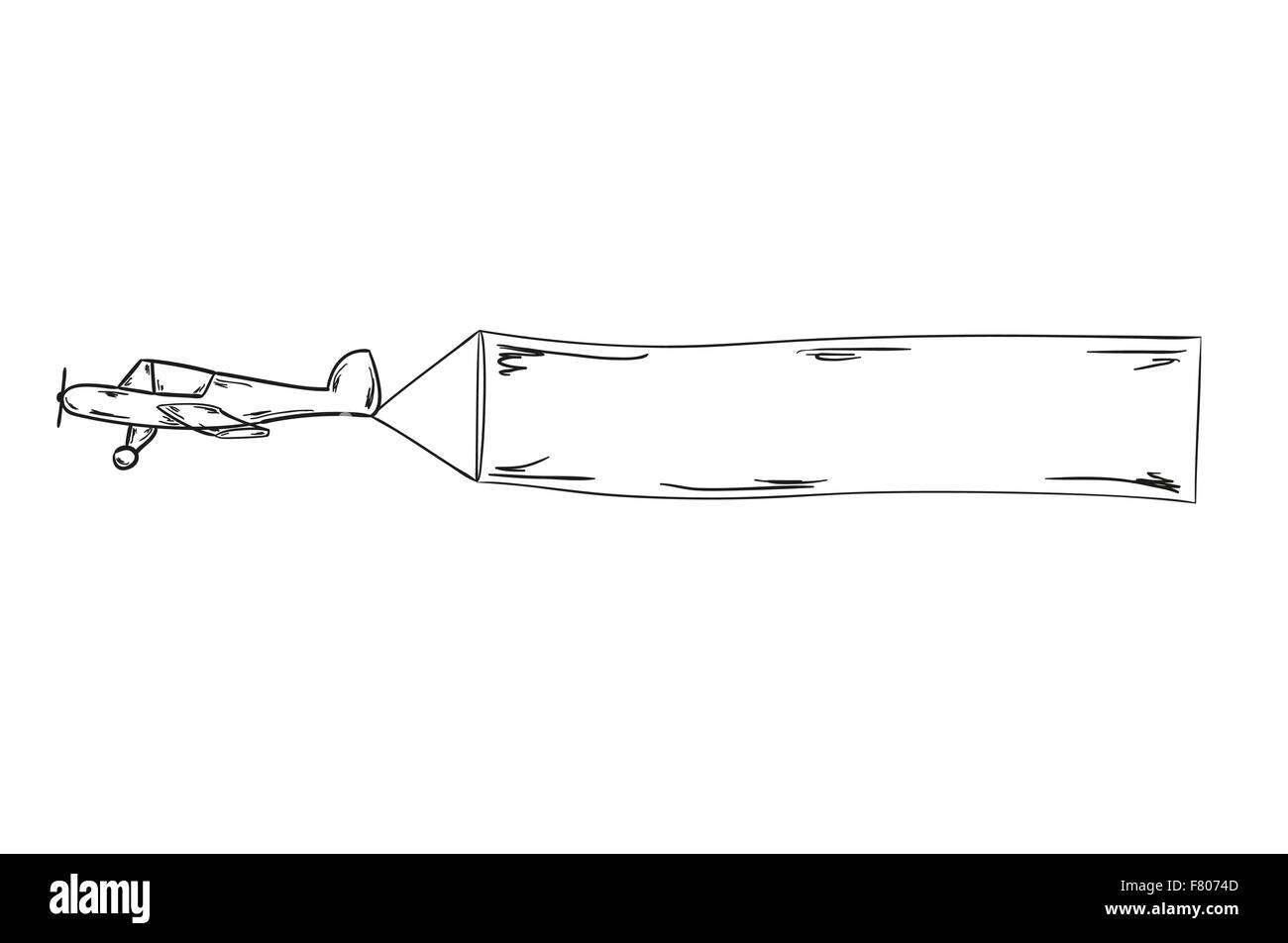 Flugzeug Mit Banner Clipart With Transparent