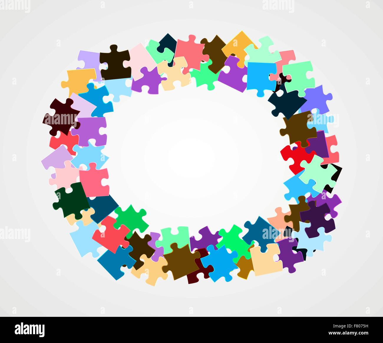 color puzzle pieces Stock Vector Image & Art - Alamy
