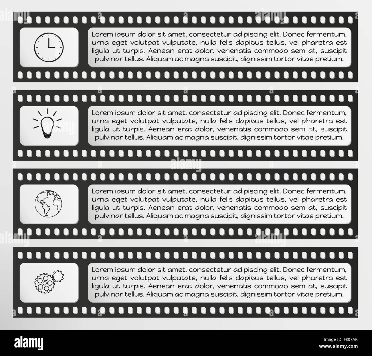 Entertainment media infographic Stock Vector Images - Alamy