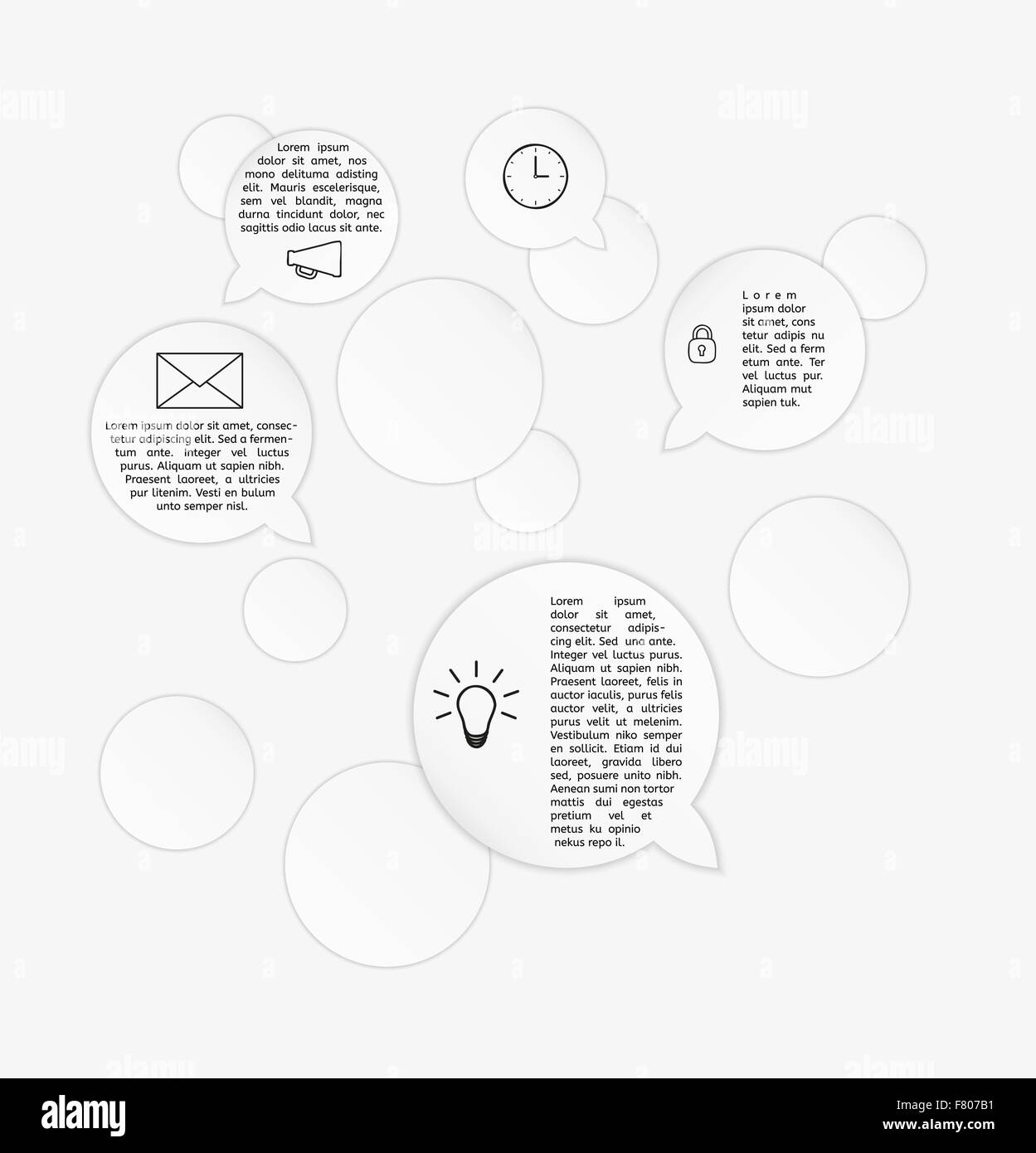 Circles infographic Black and White Stock Photos & Images - Alamy