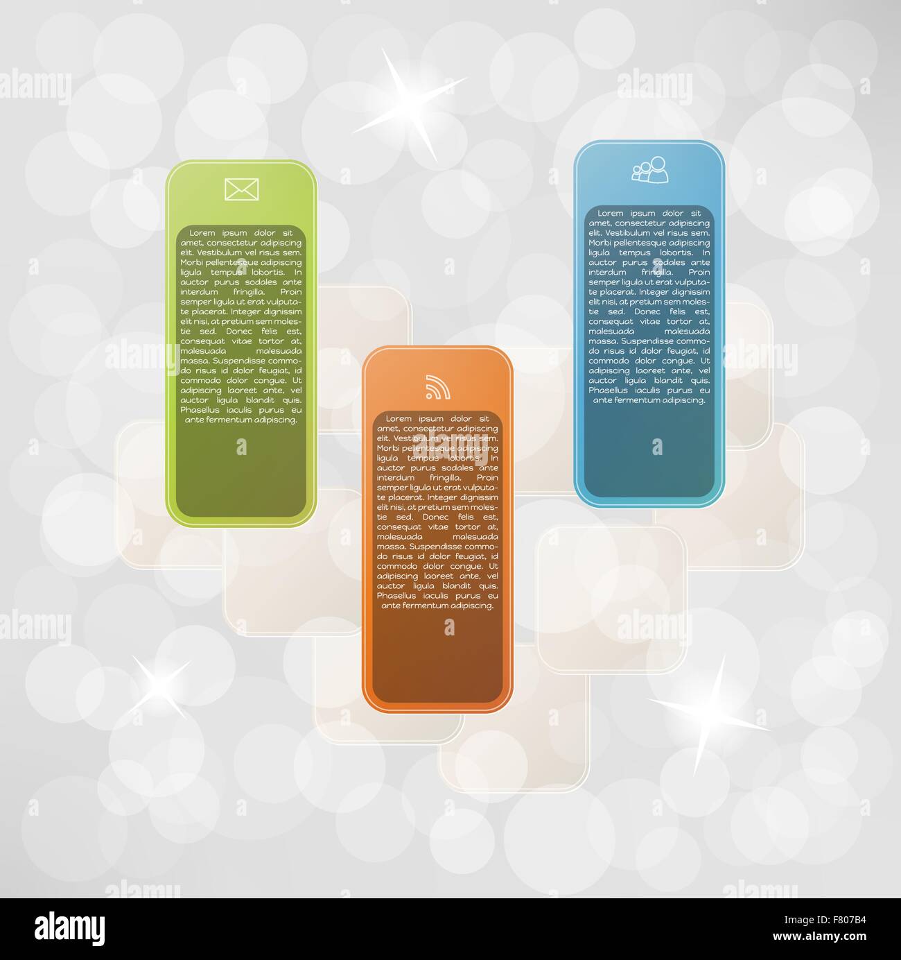 infographic vector with fragments Stock Vector Image & Art - Alamy