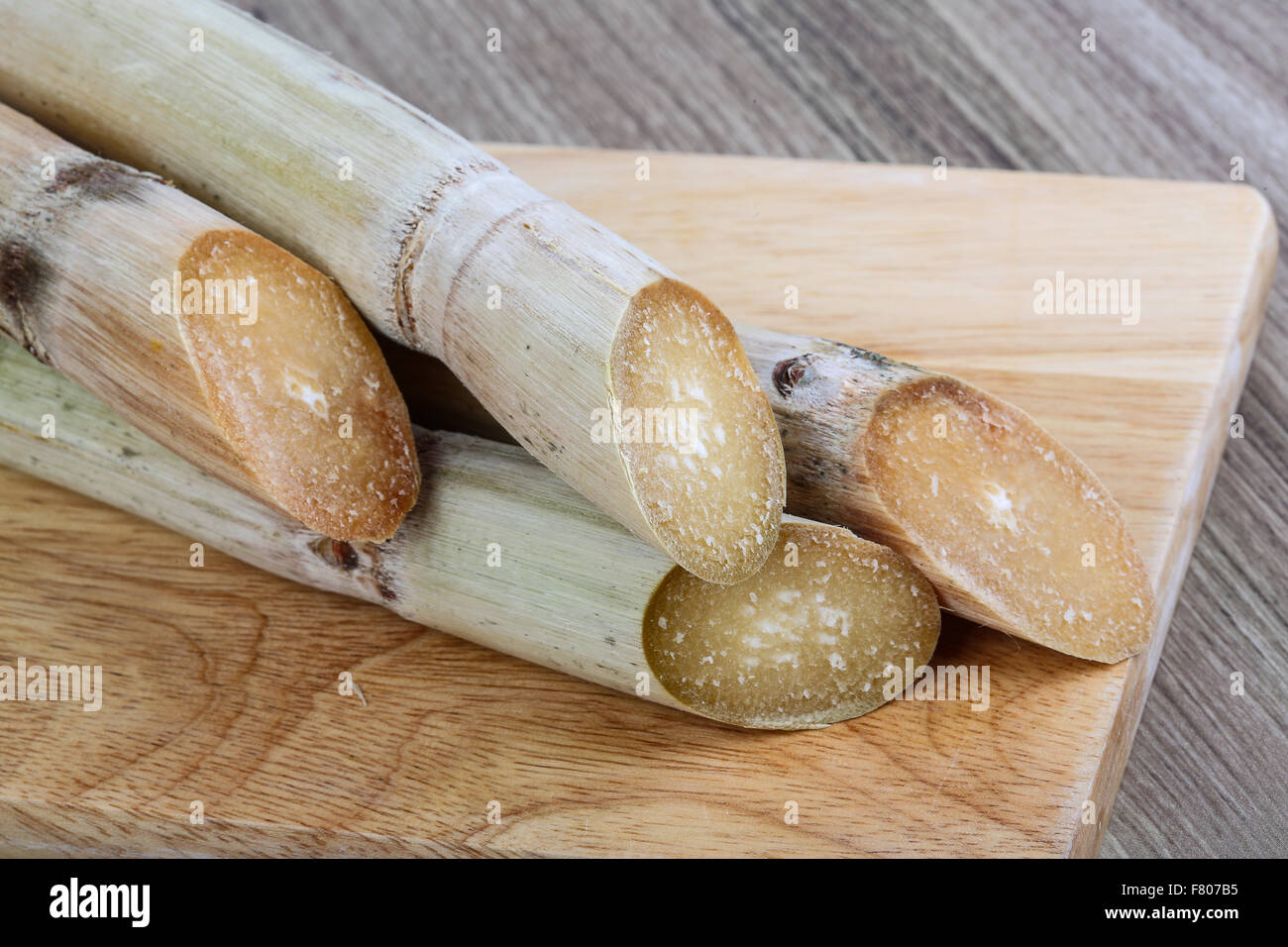 Ripe Sugar sticks on the wood background Stock Photo - Alamy