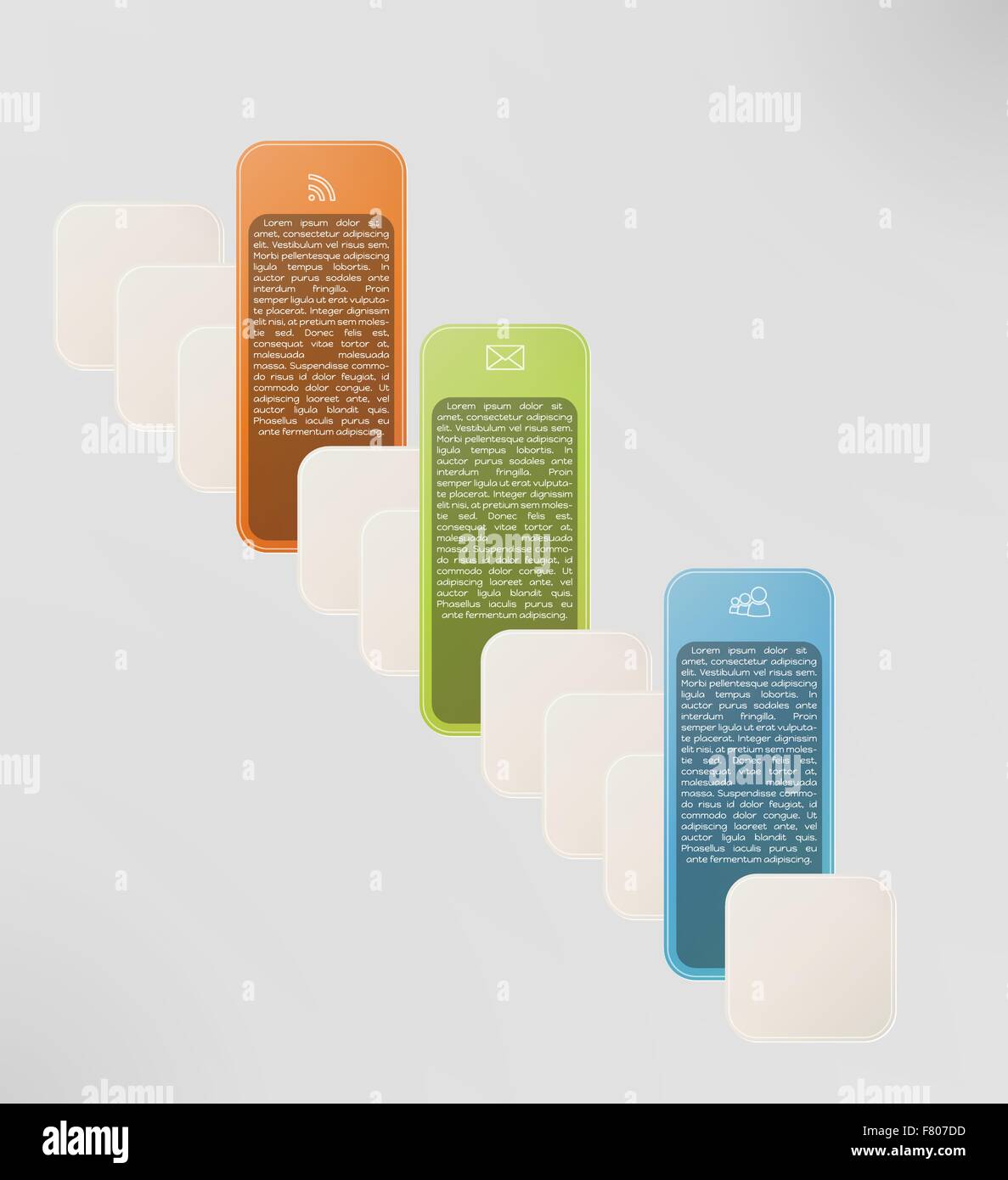 infographic vector with fragments Stock Vector Image & Art - Alamy