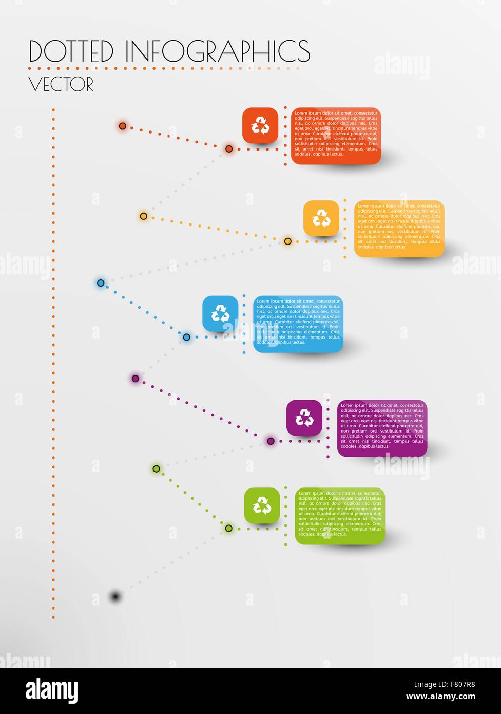 infographic vector with dotted lines Stock Vector Image & Art - Alamy