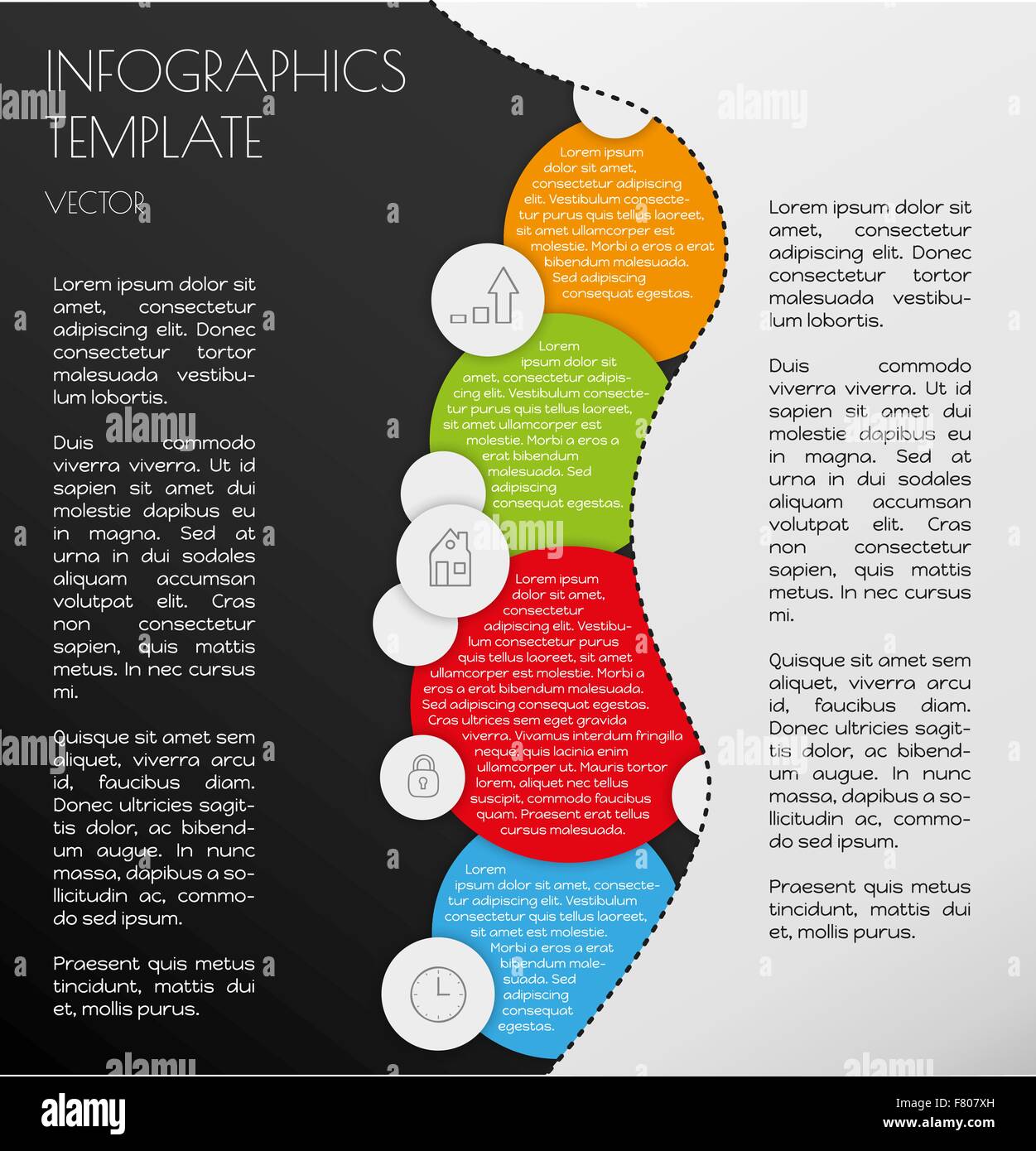 black and white infographics Stock Vector Image & Art - Alamy