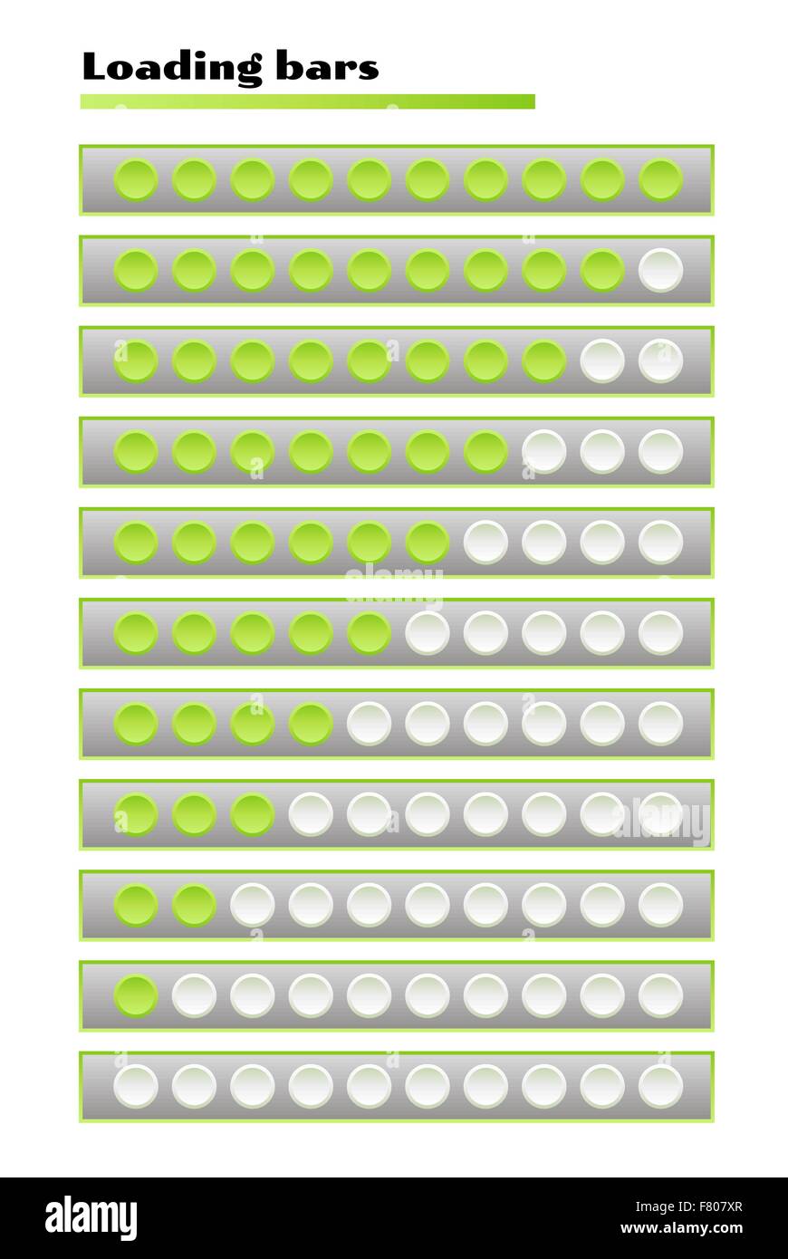 Loading progress bar preloader hi-res stock photography and images - Alamy