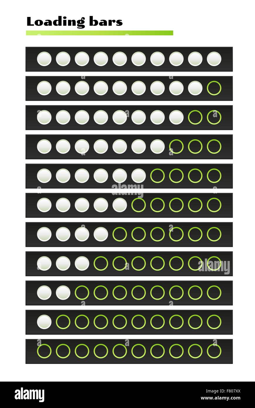 Loading progress bar preloader hi-res stock photography and images - Alamy