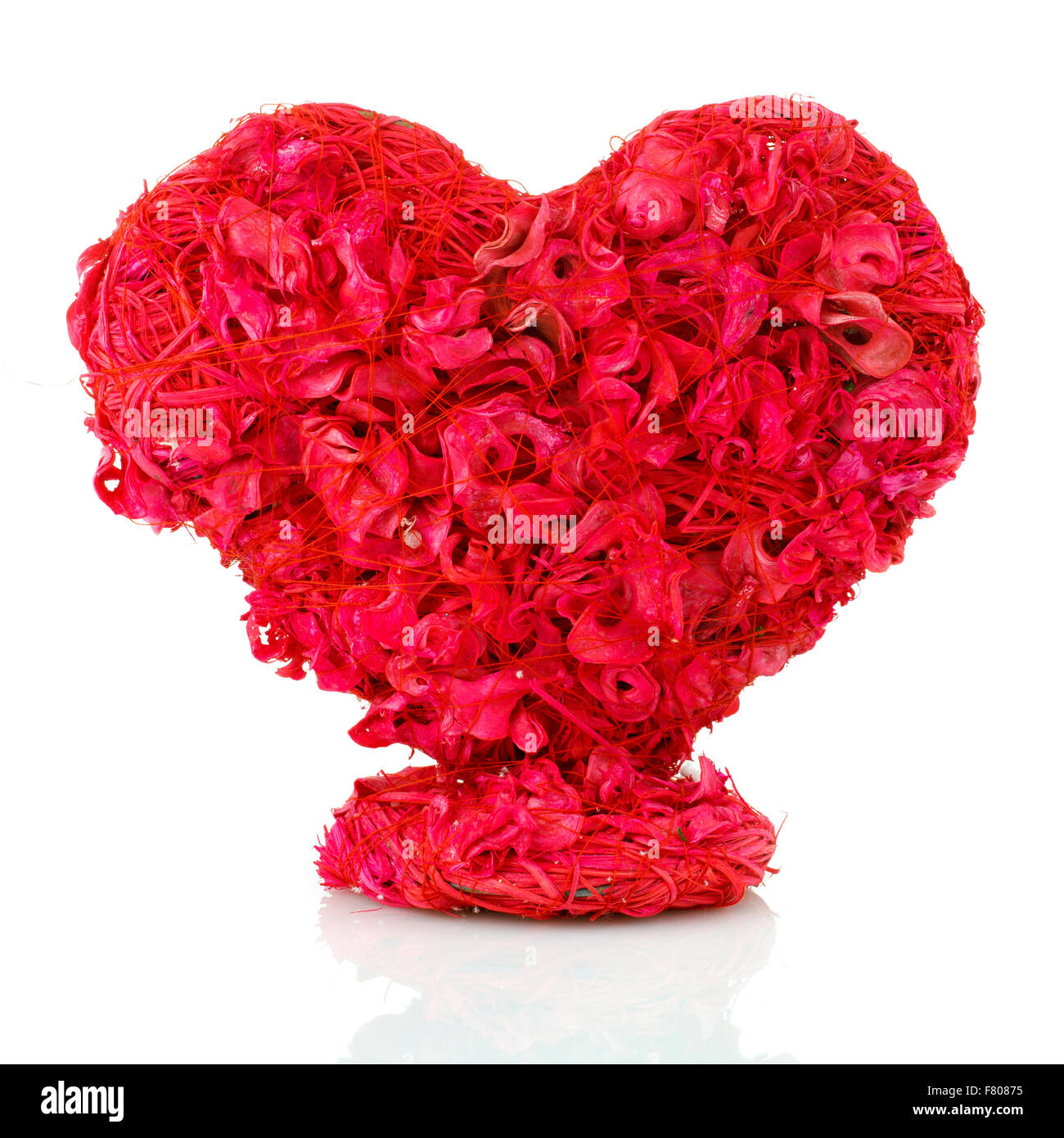 White rose red heart hi-res stock photography and images - Alamy