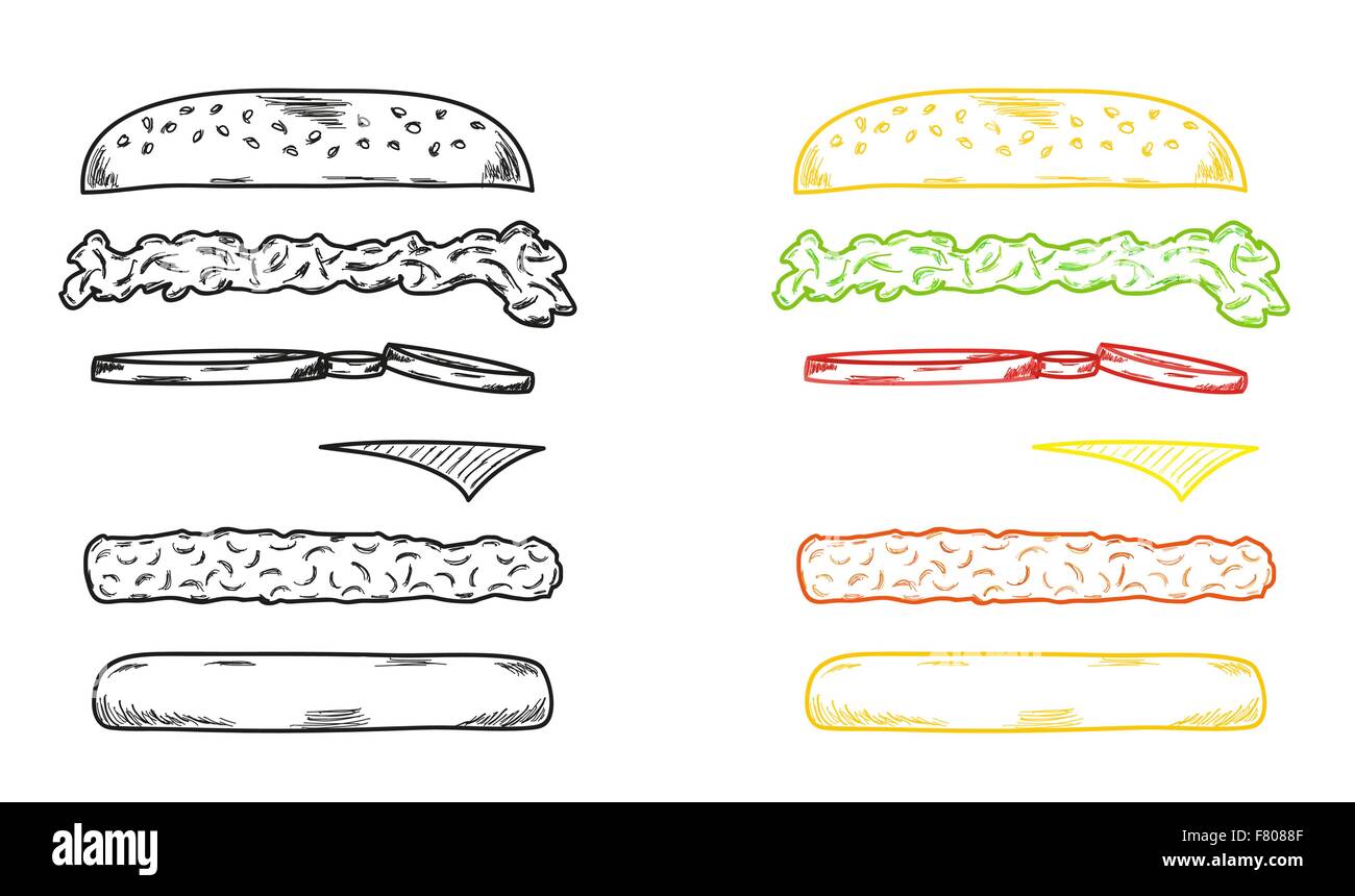 Burger studio Stock Vector Images - Alamy