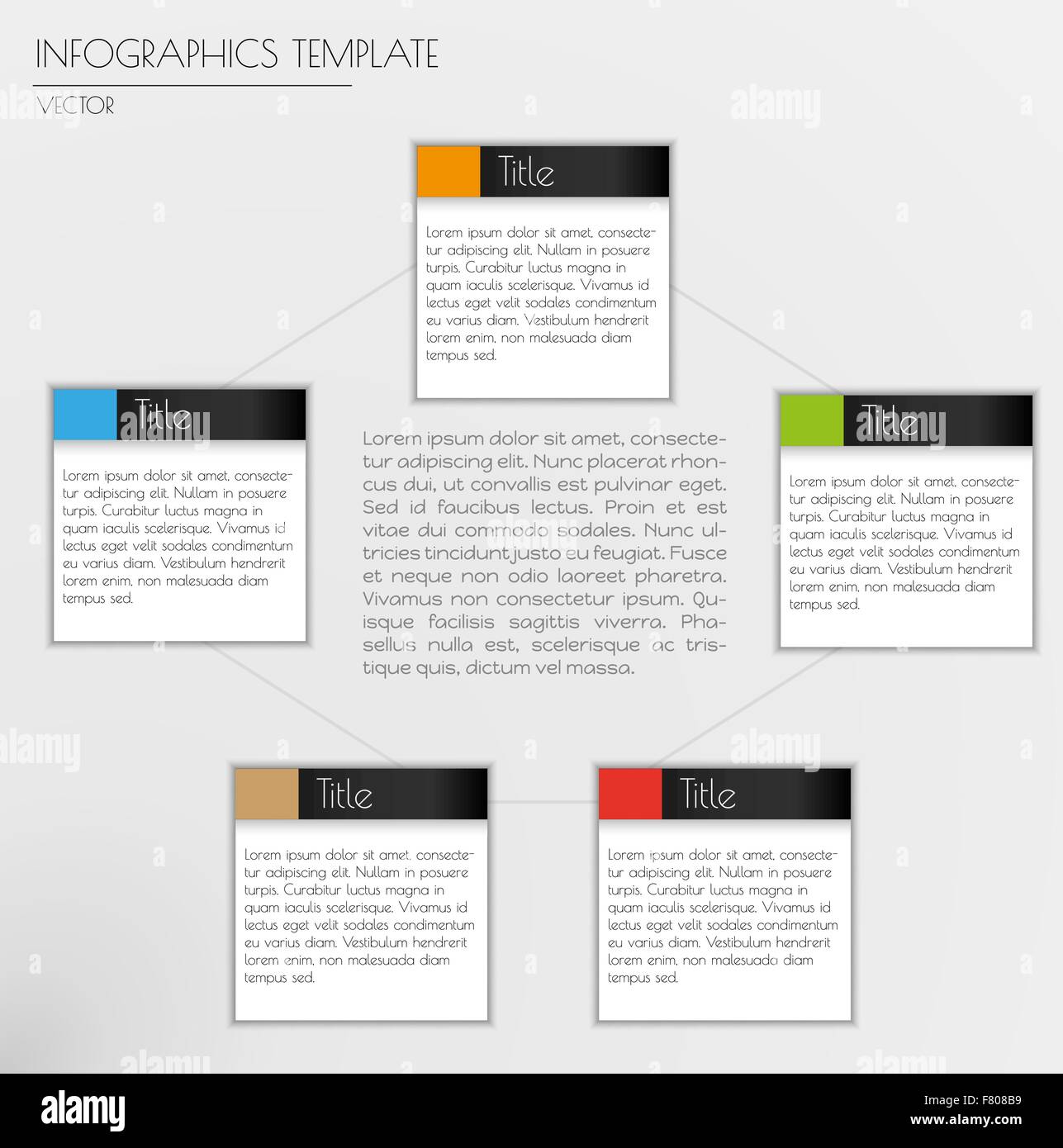 white infographcs with squares Stock Vector Image & Art - Alamy