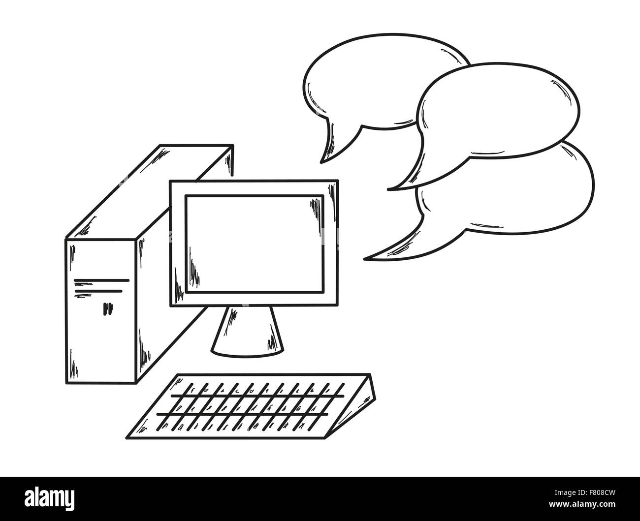 Bubble computer hi-res stock photography and images - Alamy