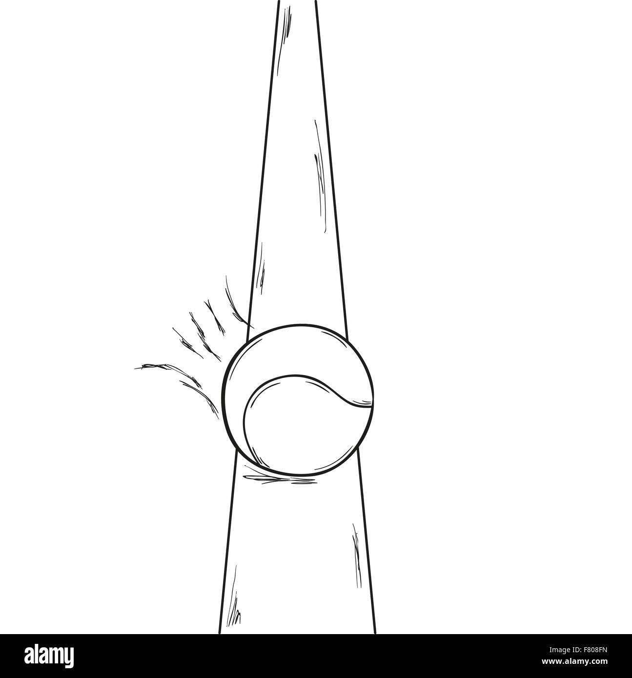 Black ball line Stock Vector Images - Alamy