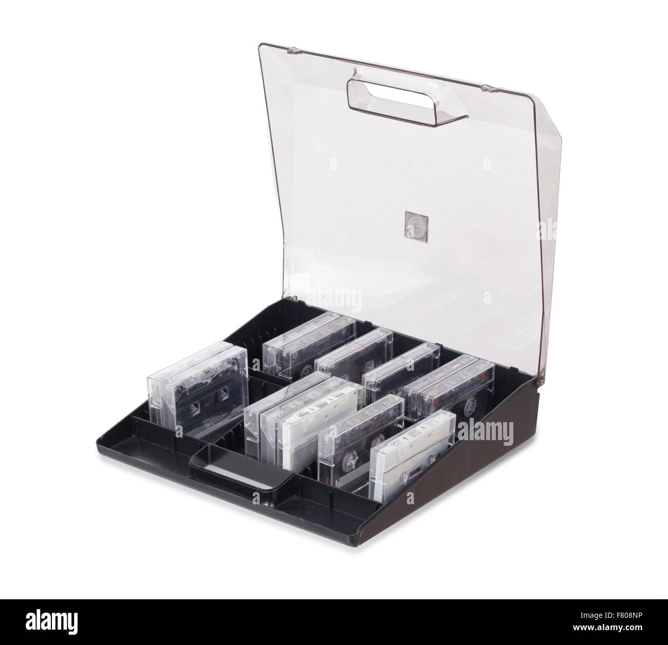 Collection of various vintage audio tapes in a box Stock Photo - Alamy