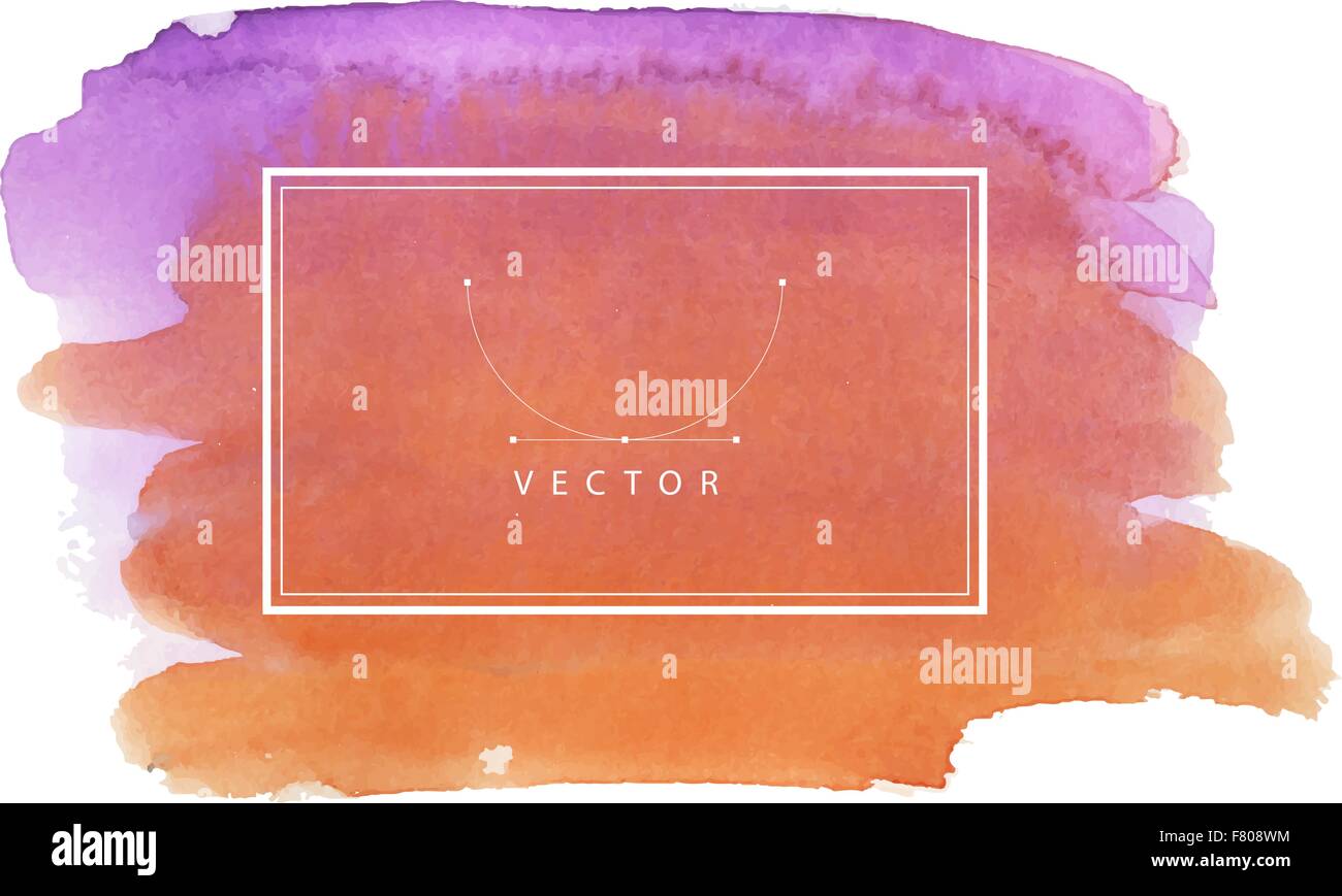 Hand painted drawing colored Stock Vector Images - Alamy