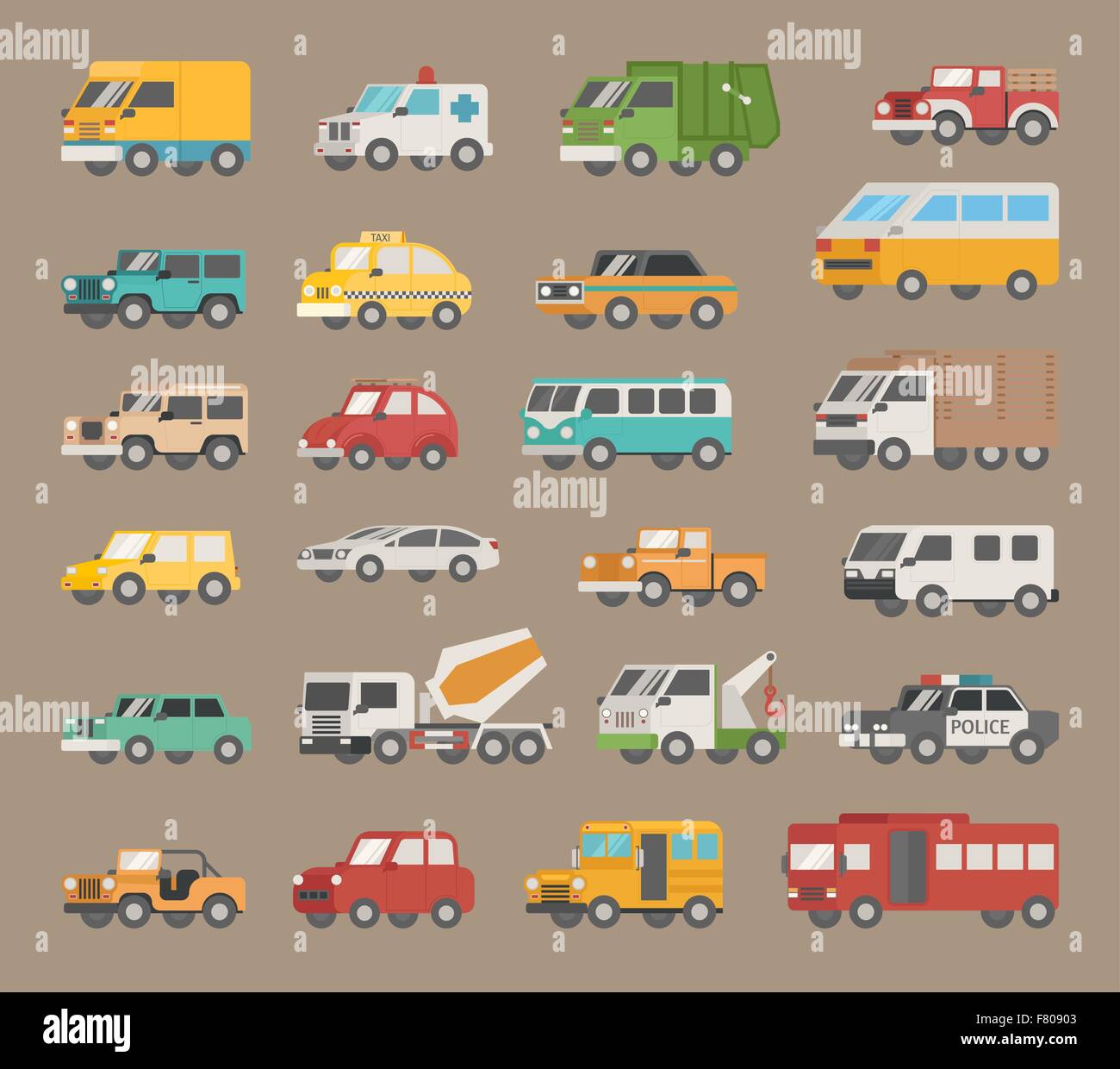 Set of car icon Stock Vector Image & Art - Alamy
