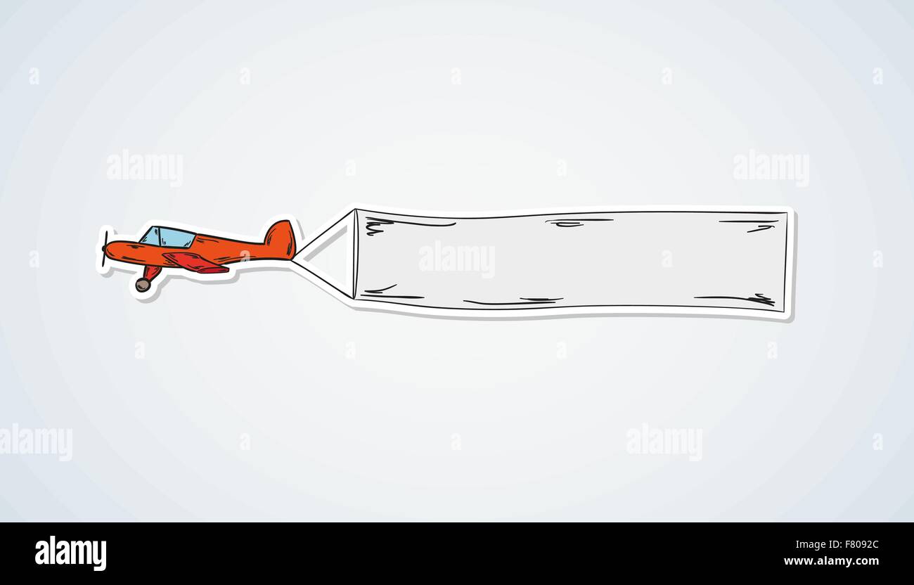 plane and blank flag Stock Vector Image & Art - Alamy