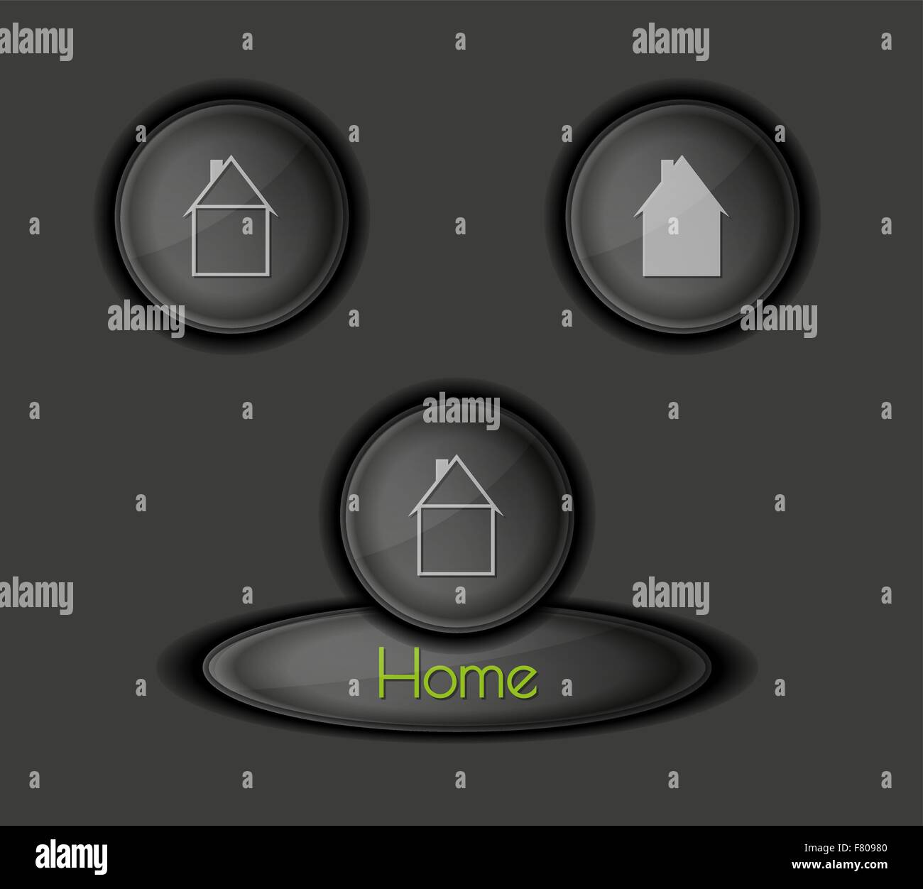 Dark house exterior Stock Vector Images - Alamy