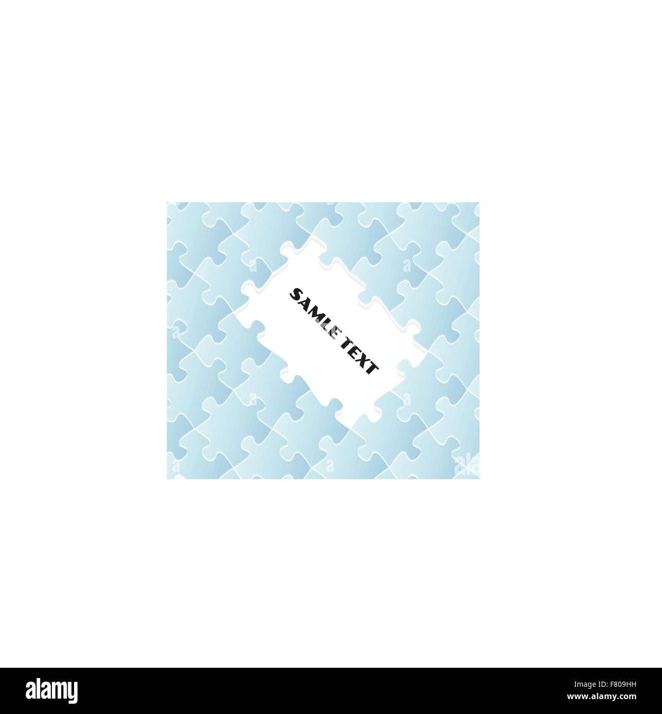 Piece missing jigsaw puzzle Stock Vector Images - Alamy