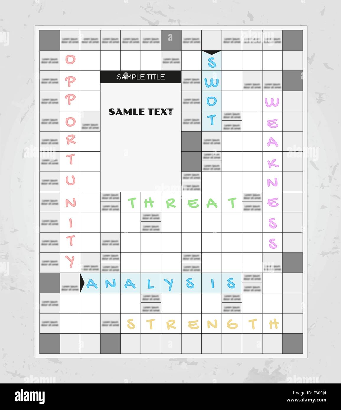 Business marketing swot analysis Stock Vector Images - Alamy