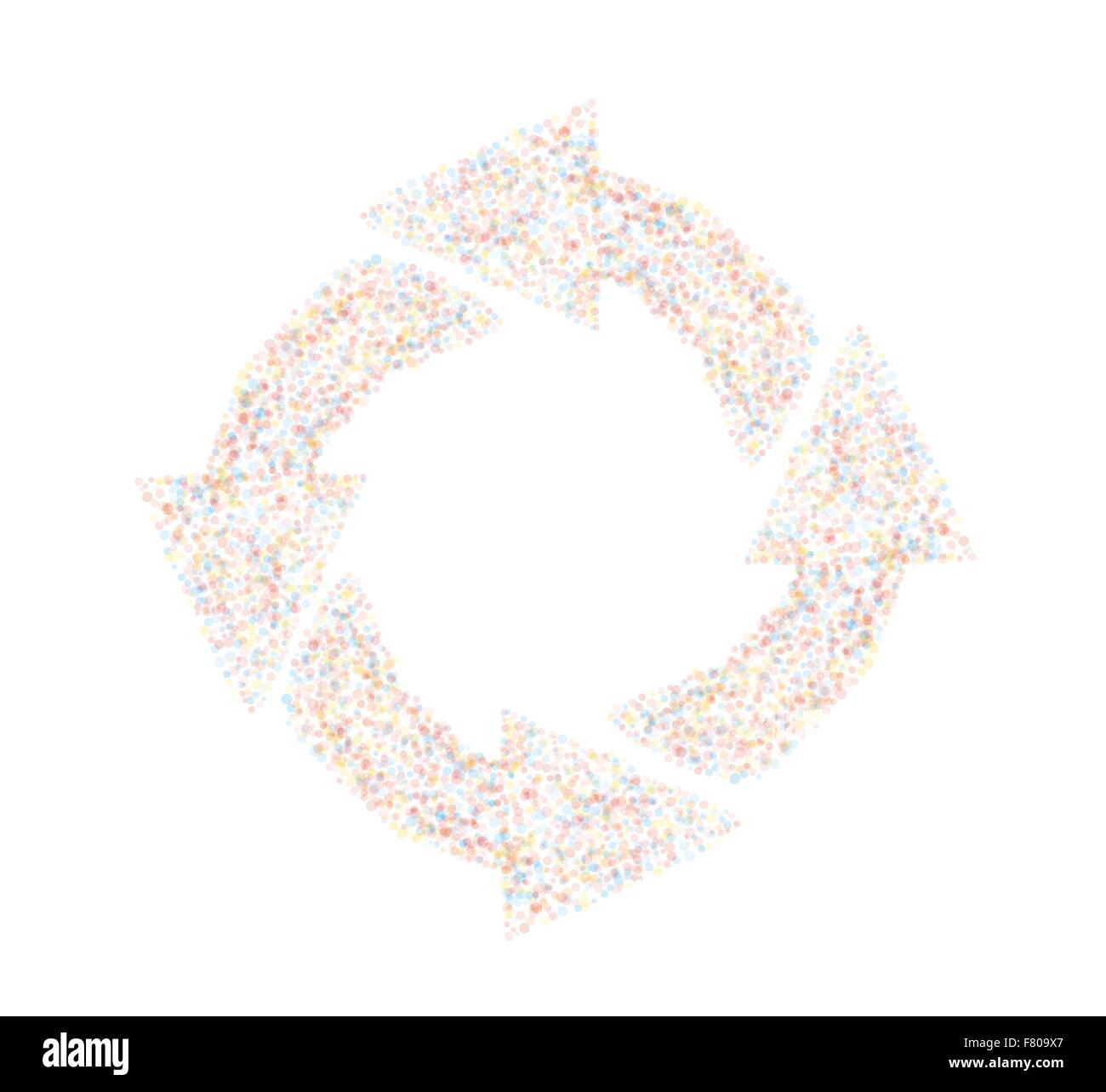 Abstract dotted loop Cut Out Stock Images & Pictures - Alamy