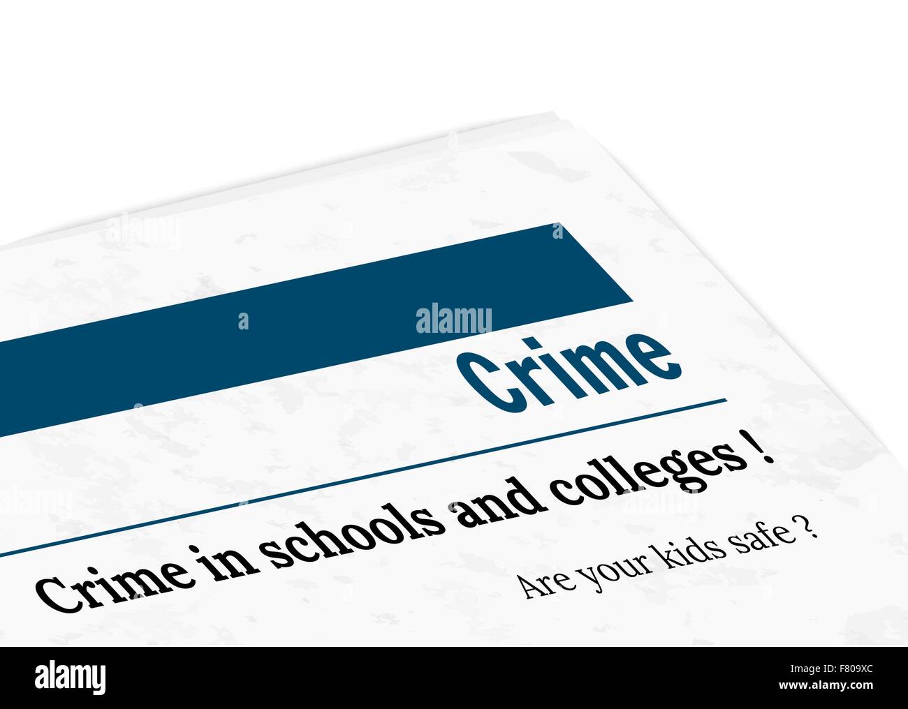 Violence newspaper Stock Vector Images - Alamy